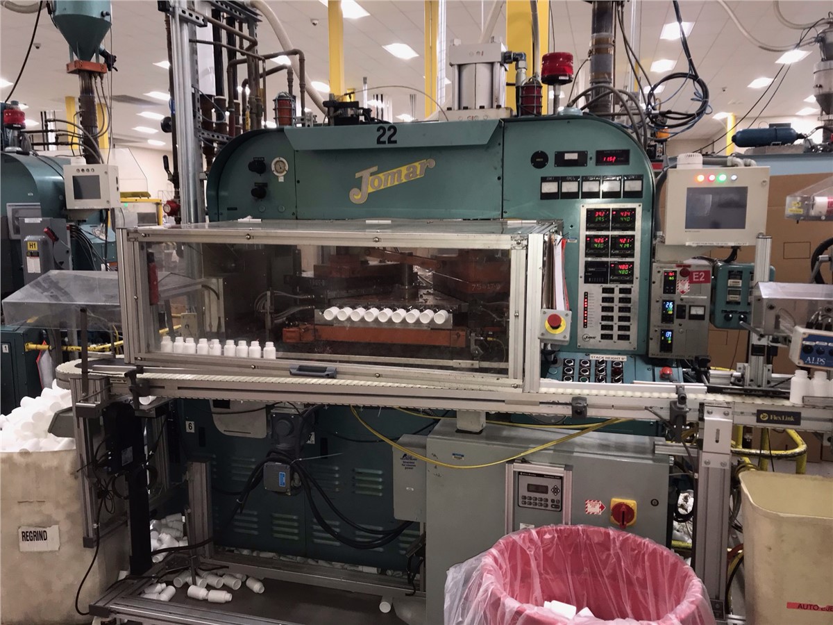 85 Ton Jomar Injection Blow Molding Machine Model M85, New In 1992 ...