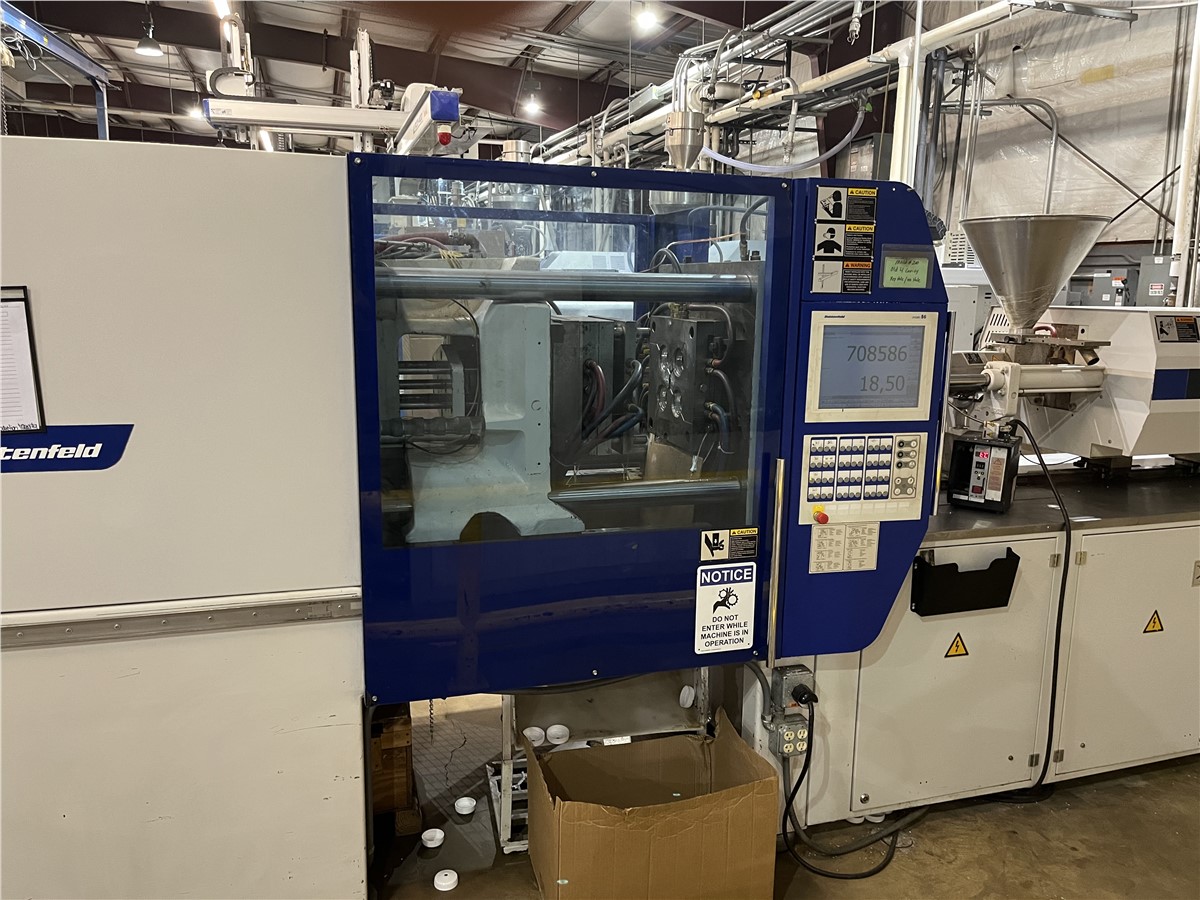 180 Ton Battenfeld Injection Molding Machine Model Ecopower 180/750, 12 ...