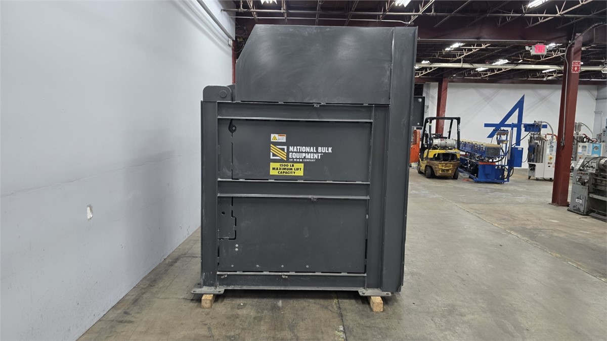 51" x 52" National Bulk Equipment Lift & Dump Gaylord Box Dumper, 1500 ...
