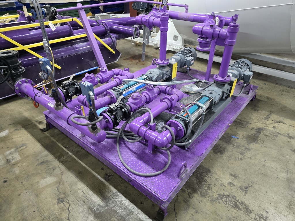 Skid Mount Oil Pump System, (2) 10 HP 2.2 Progressing Cavity Pumps ...