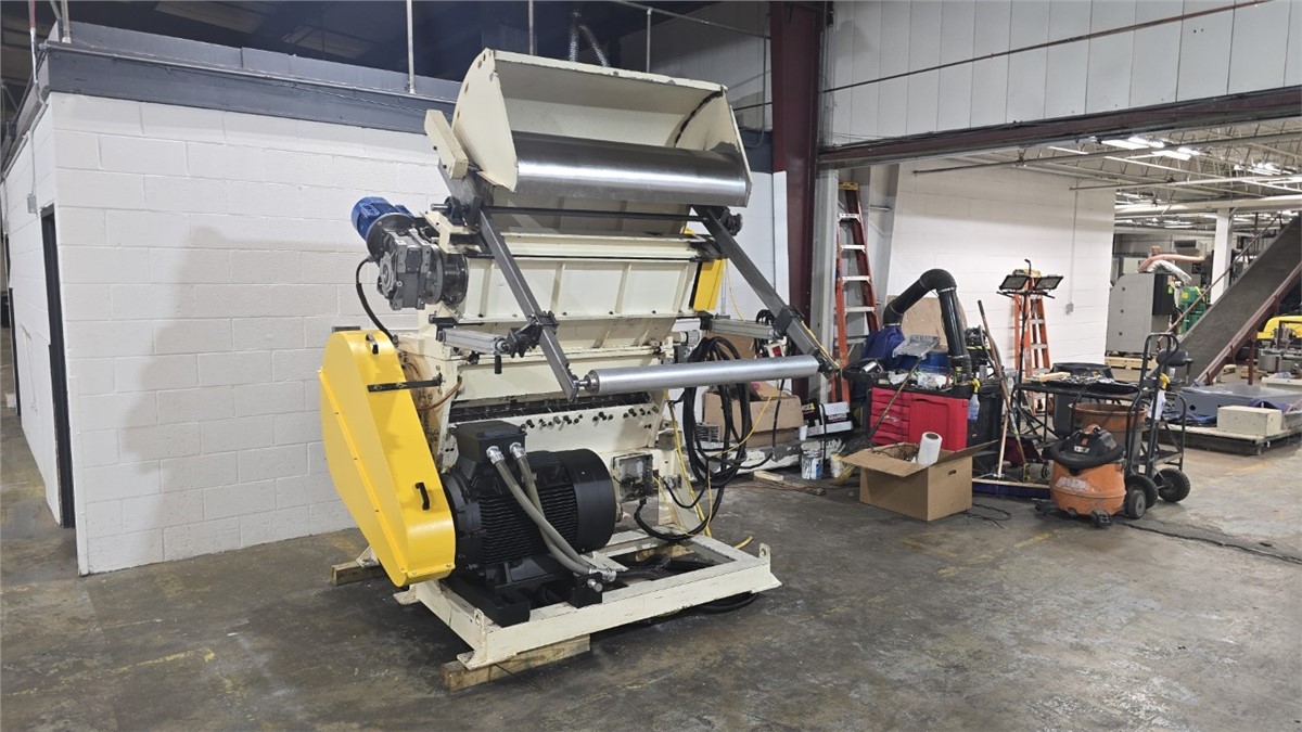 19” x 50” Tria 120-49 Pull Roll Granulator, 75 HP, New In 2003 ...