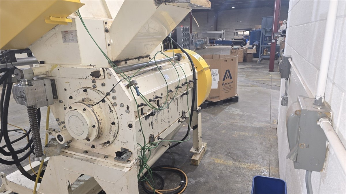 19” x 50” Tria 120-49 Pull Roll Granulator, 75 HP, New In 2003 ...
