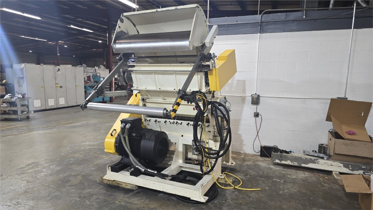 19” x 50” Tria 120-49 Pull Roll Granulator, 75 HP, New In 2003 ...