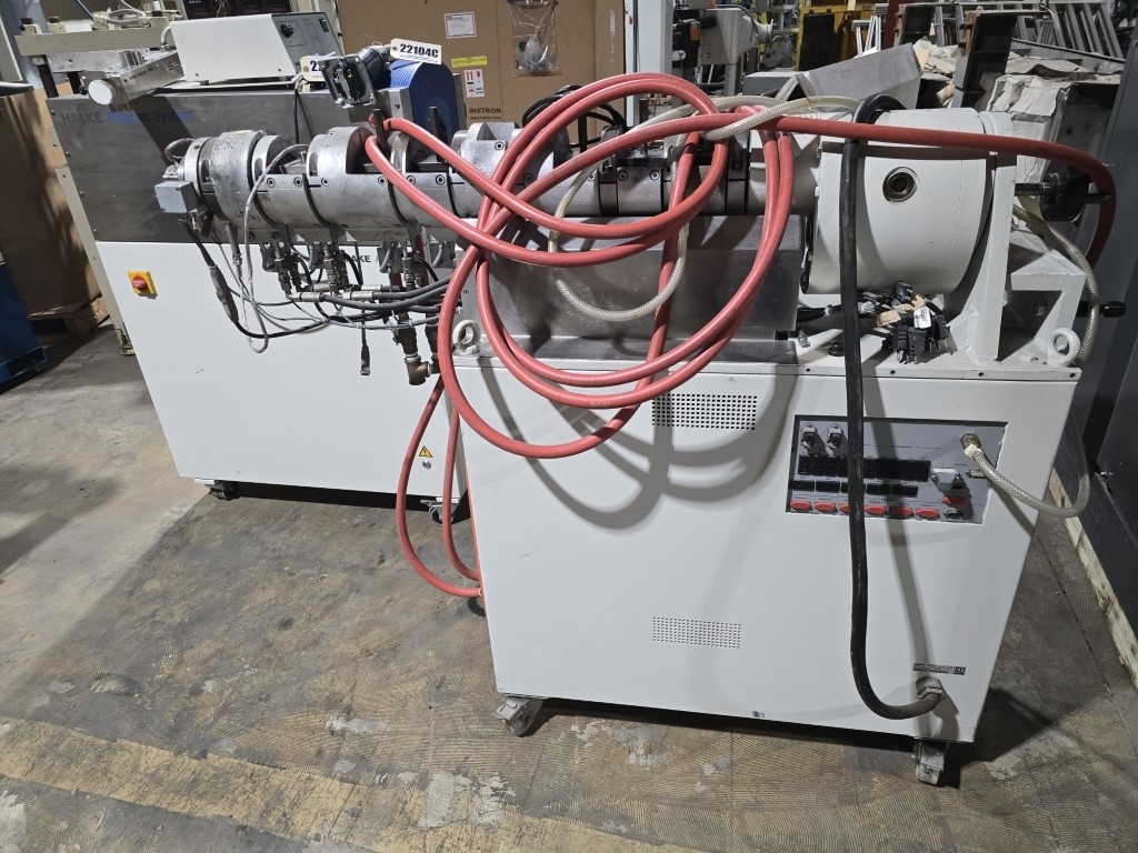 25mm Haake (ThermoFisher, Thermo Electron) PTW25/36 Twin Screw Extruder ...
