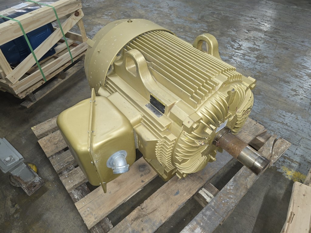 150 HP Baldor EM4406TR-4, AC Motor, 445T Frame | Plastic Machinery ...