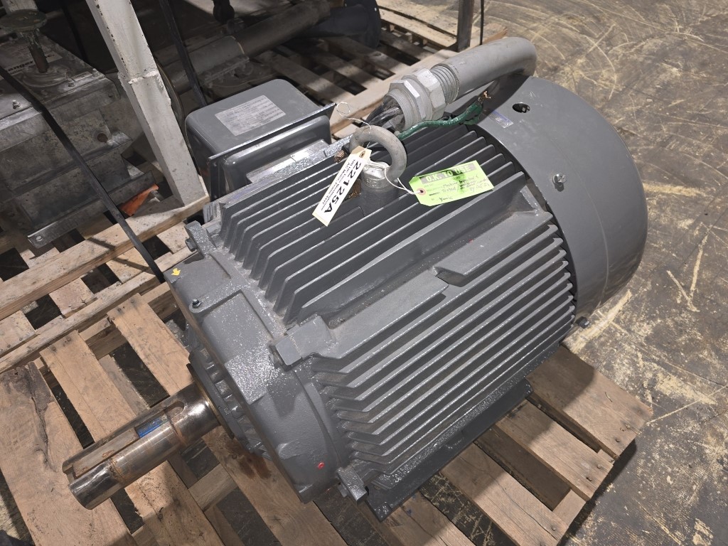 100 HP Teco Westinghouse AC Motor, Frame 444T | Plastic Machinery ...
