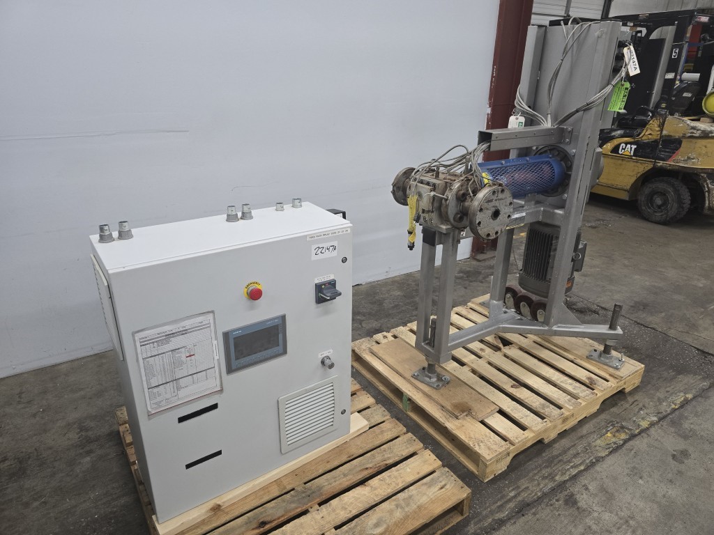 Maag EX50-6-GU Melt Pump, 10 HP, With Control Panel | Plastic Machinery ...