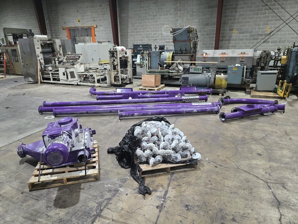 6" Diameter Hapman TubePro™ Drag Conveying System, 15 HP, New In 2020 ...