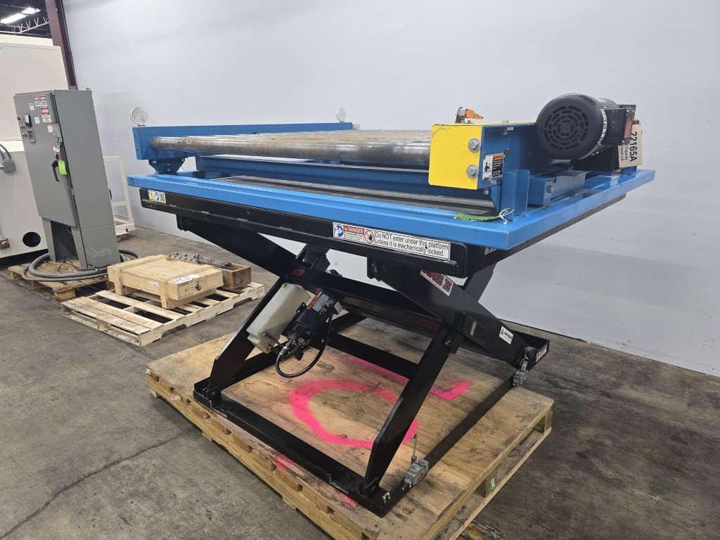 2500 LB Capacity Autoquip Series 35 Auto Scissor Lift, w/ Conveyor, 1.5 ...