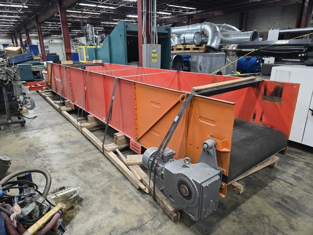 23' L x 48" W Bunting Conveyor, 10 HP | Plastic Machinery | Used ...