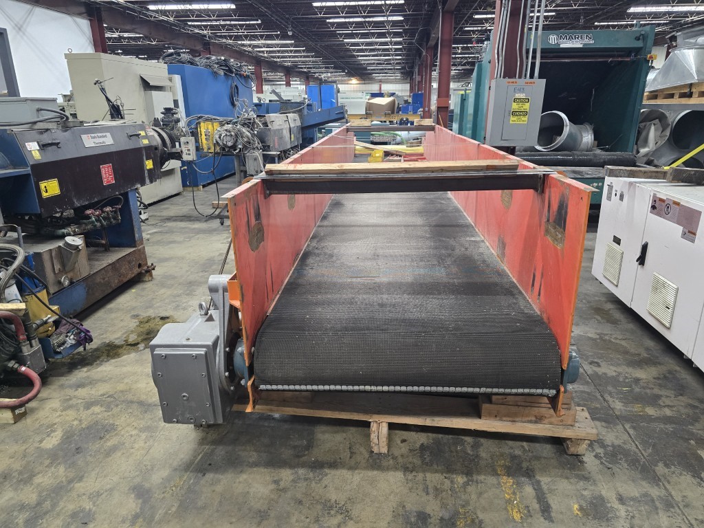 23' L x 48" W Bunting Conveyor, 10 HP | Plastic Machinery | Used ...