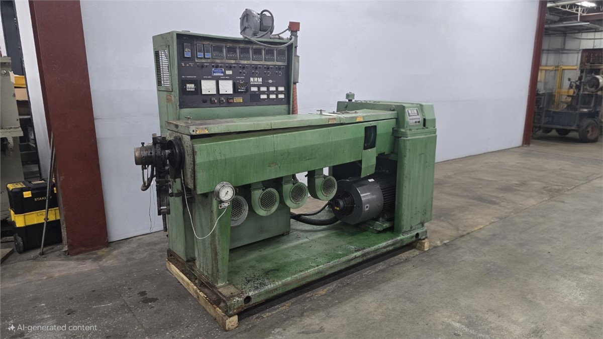 2.5” NRM PM III Extruder, 24:1 L/D, 40 HP AC Motor | Plastic Machinery ...