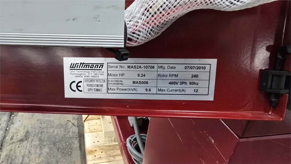 9.7" x 10" Wittmann Knife-Mill Auger Granulator, 9.24 HP | Plastic ...