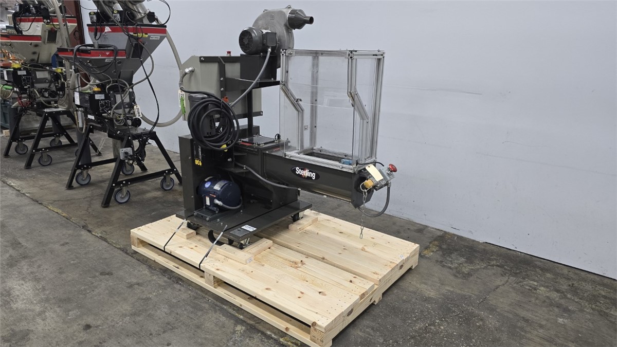 8" x 12" Ball & Jewell Sterling Auger Granulator, Model HAF812, 5 HP ...