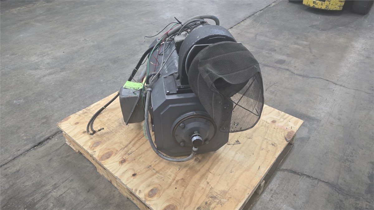 100 HP Emerson DC Motor w/ 1 HP Blower Motor | Plastic Machinery | Used ...