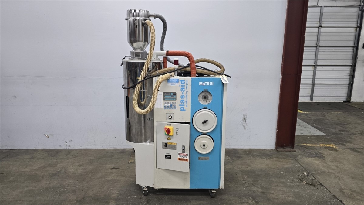 47 CFM Matsui MJ3-50-U Dryer With Approx. 110 LB Capacity Hopper ...