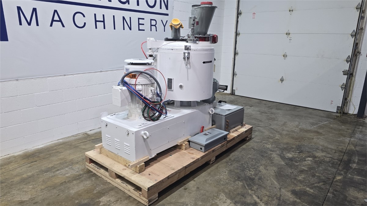 250 Liter Merlin/Henschel Mixer, Model FM 250US, 40 Liter Water Jacket ...